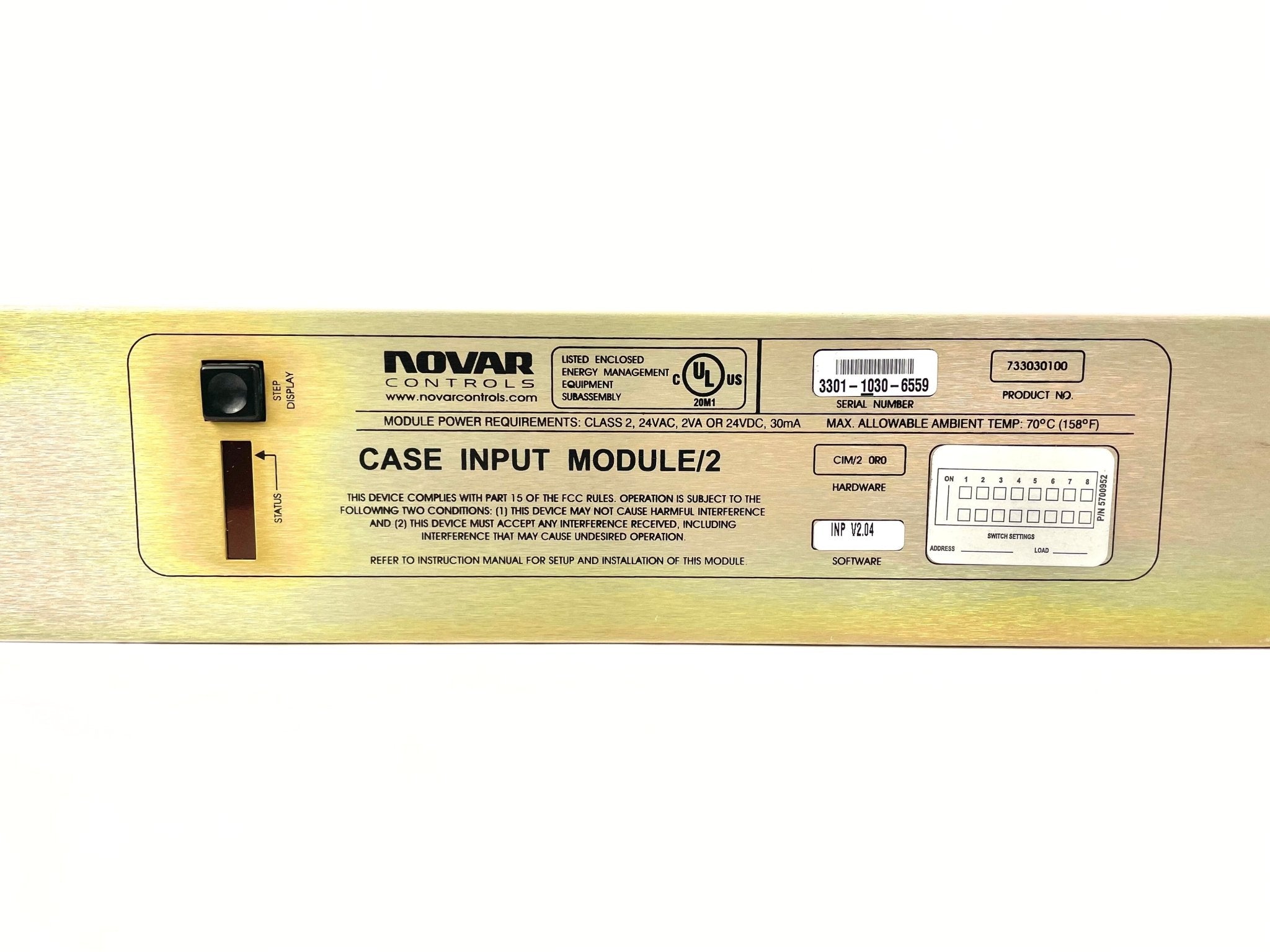 Honeywell Novar Case Input Module (733030100) – Order Online ...